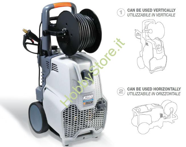 Idropulitrice Comet K 250 Classic 130 bar, categoria Idropulitrici COMET