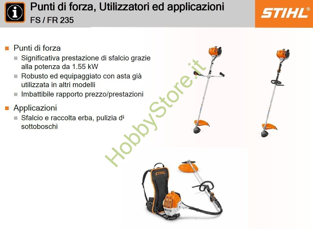 Decespugliatore Stihl FS 235 R, categoria Decespugliatori STIHL