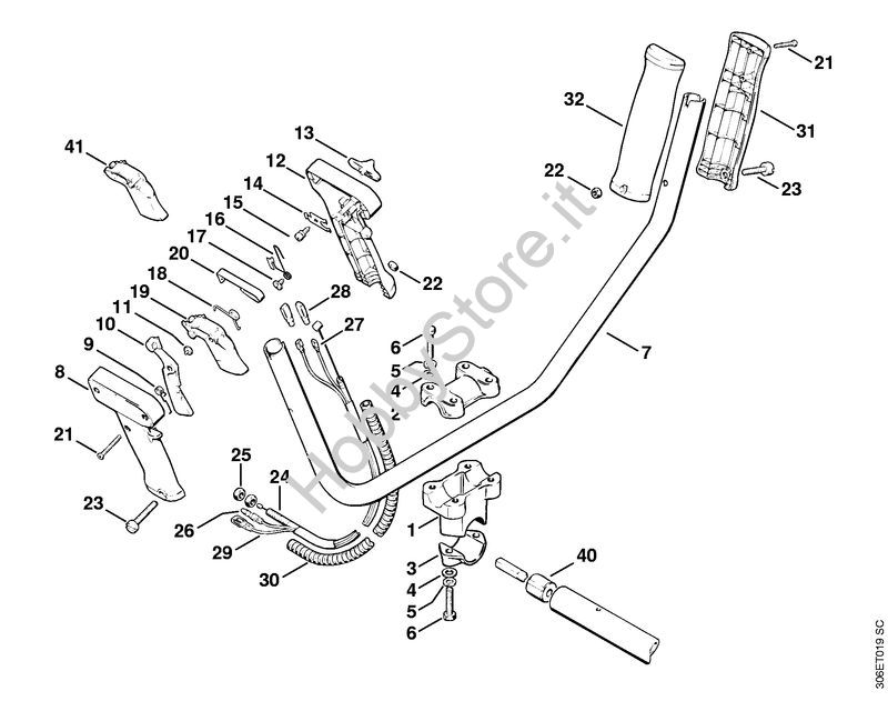 Impugnatura a manubrio FS 96, categoria FS 96 STIHL
