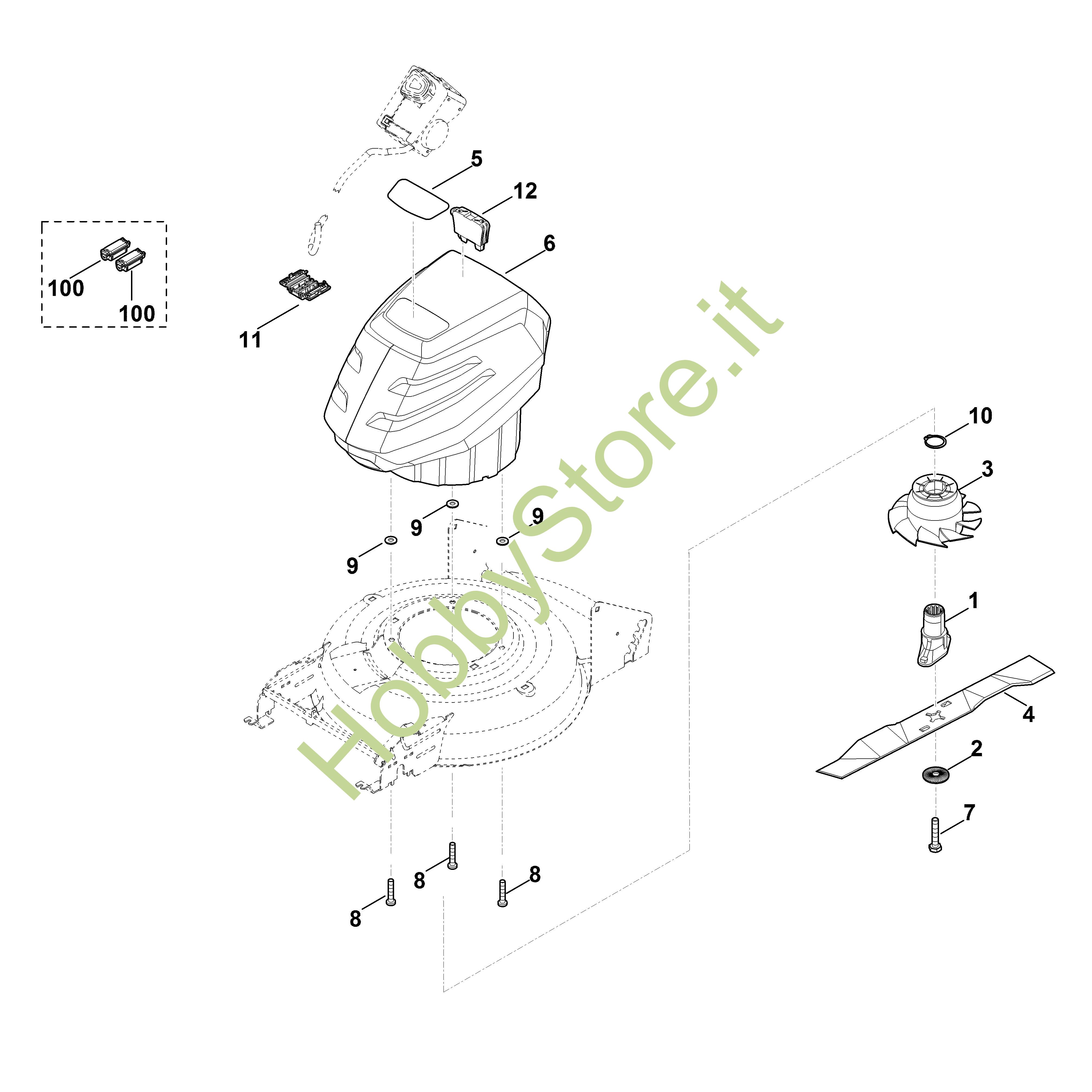 E - Motore, lama RMA 2.0 RT, categoria RMA 2.0 RT STIHL