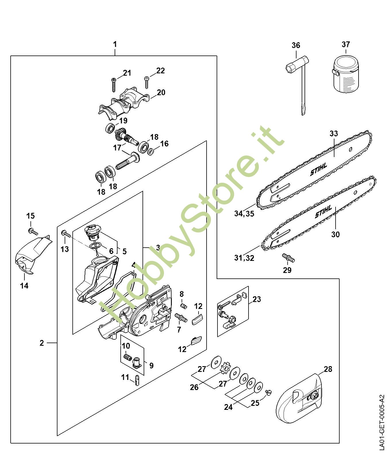 Riduttore HT 105, categoria HT 105 STIHL