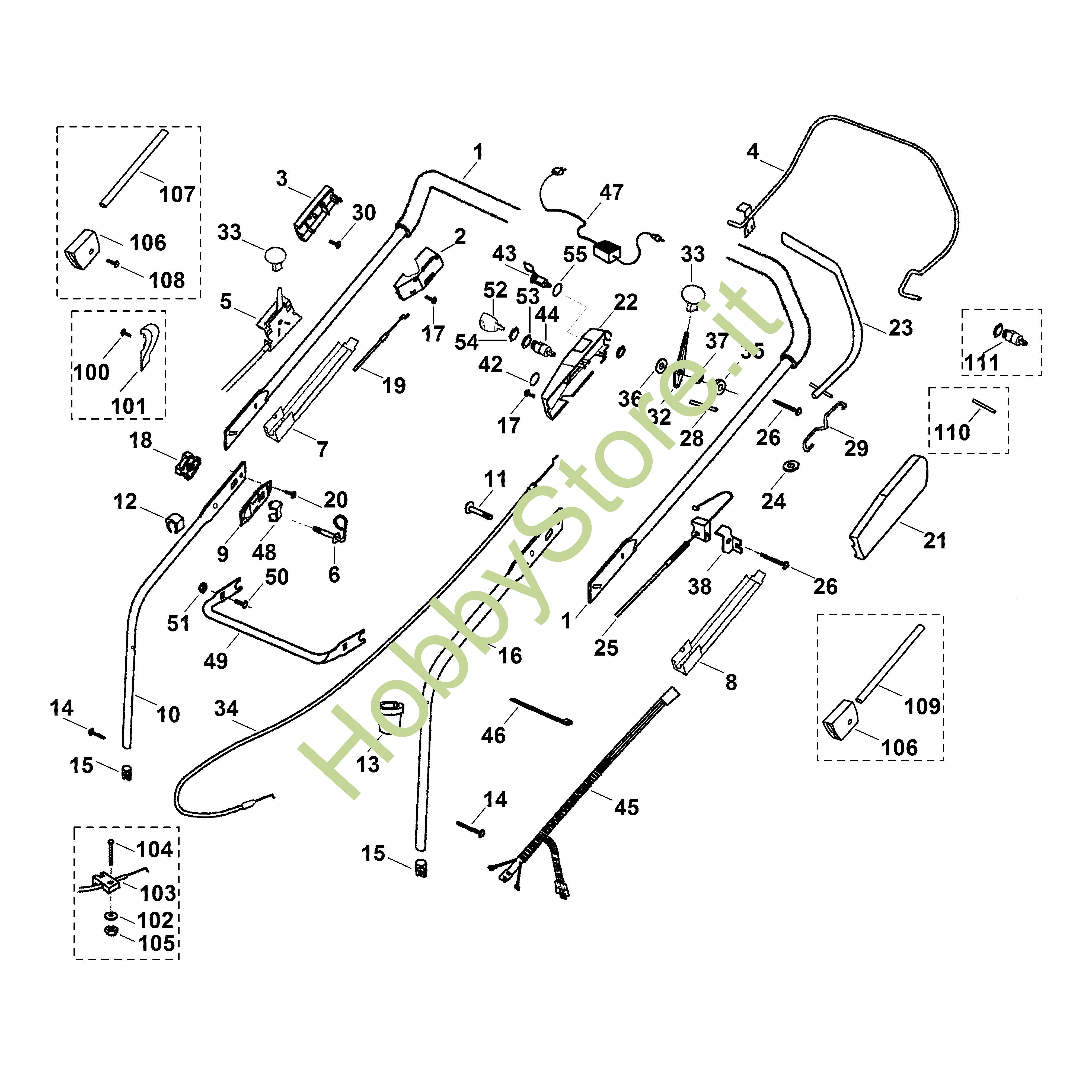 A - Manubrio MB 555, categoria MB 555 VIKING