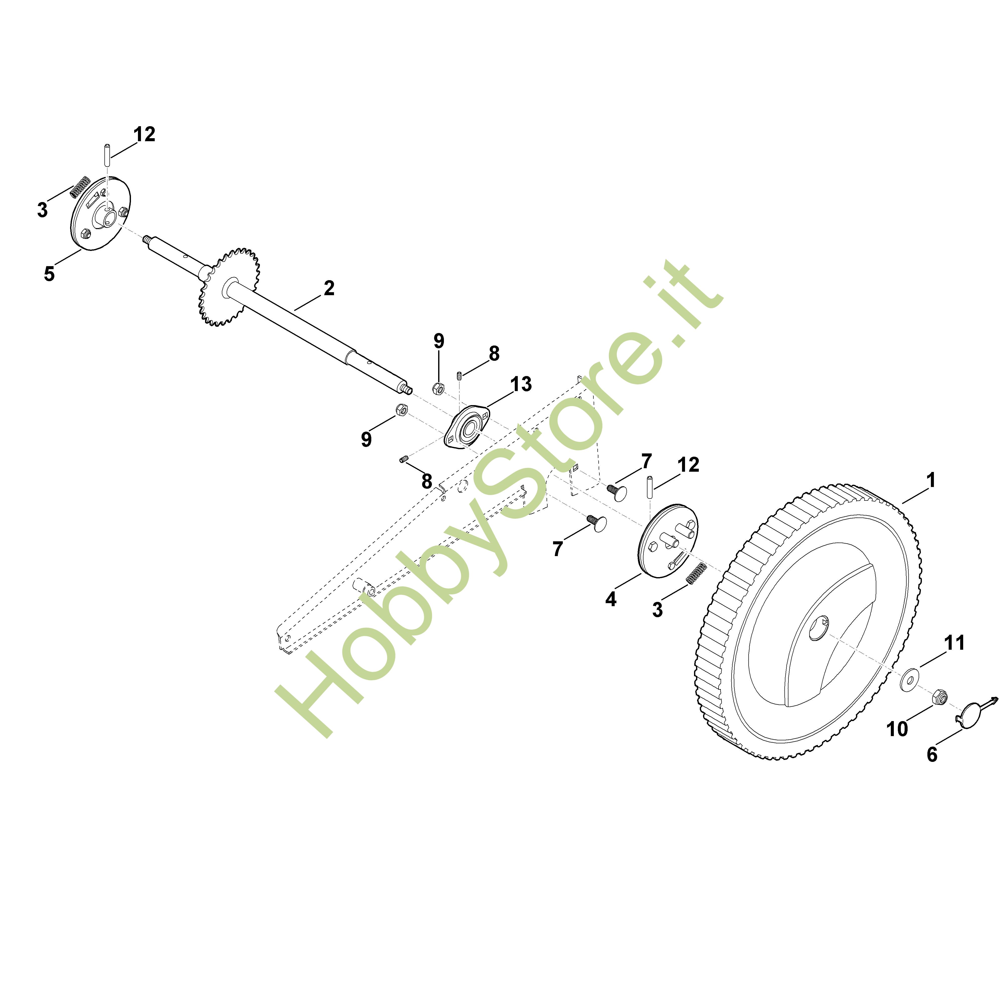 F - Ruote posteriori MB 6.2 RH, categoria MB 6.2 RH VIKING