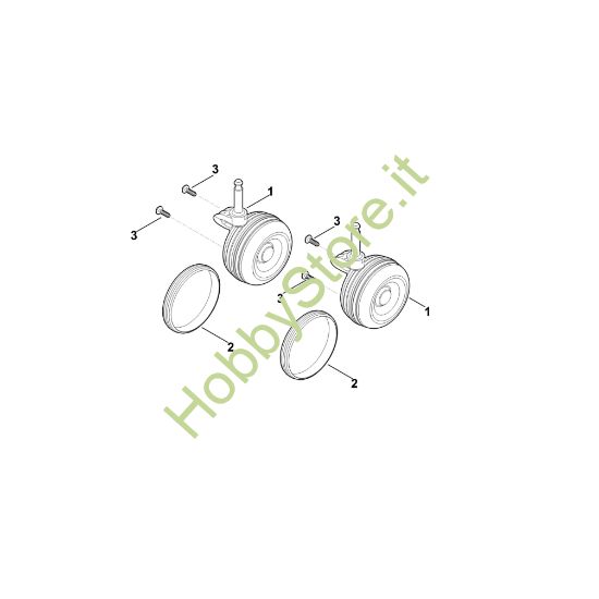 A - Ruote anteriori pesanti AVS 100 AVS 100, categoria AVS 100 VIKING