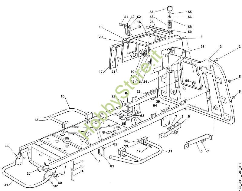 A - Telaio MT 540, categoria MT 540 VIKING