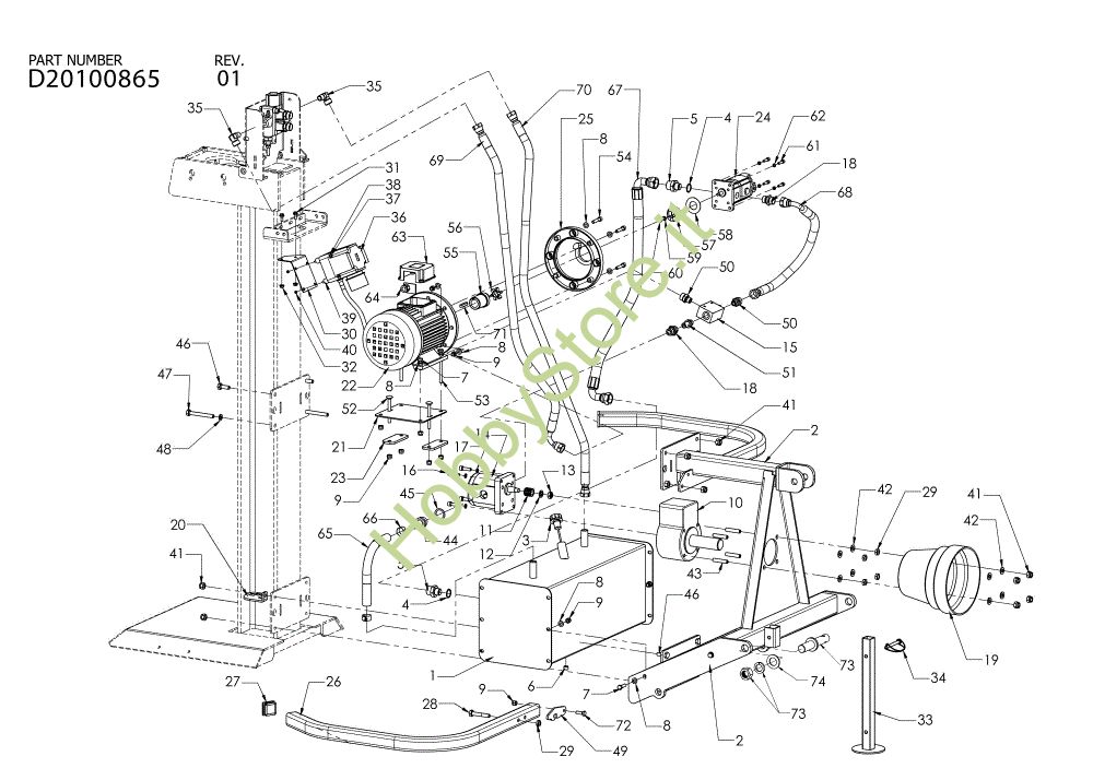 Gruppo trifase + PTO SPL 1700 T+PTO Spaccalegna, categoria SPL 1700 T ...
