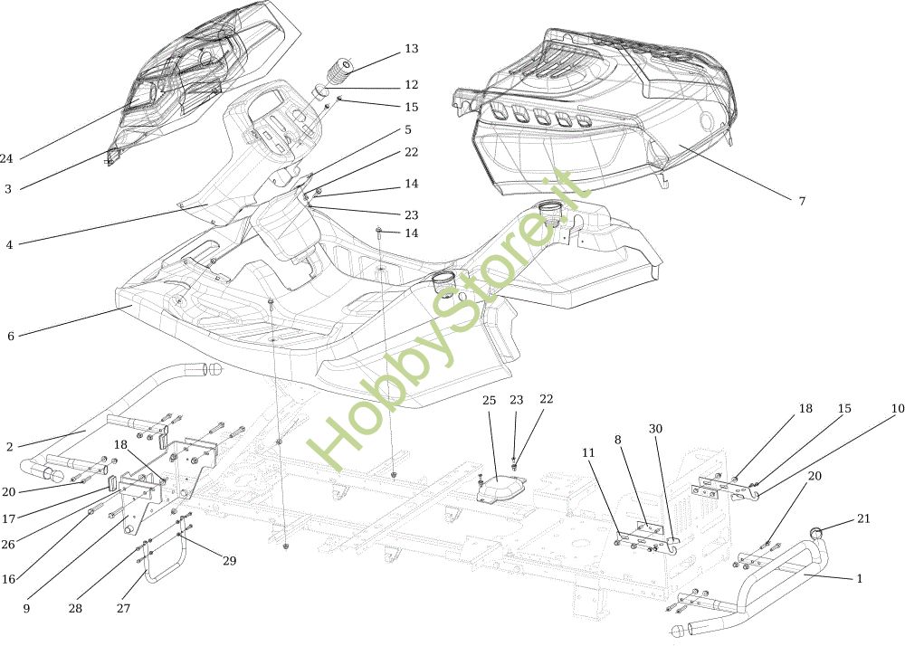 Carrozzeria CHEYENNE (KAWASAKI) Cat. 2017 Trattorino, categoria ...
