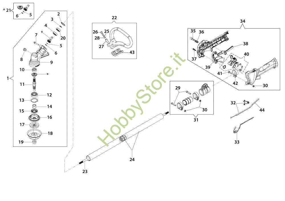 Trasmissione BC 530 S Decespugliatore, categoria BC 530 S ...