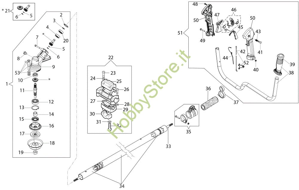 Trasmissione BC 530 T Decespugliatore, categoria BC 530 T ...