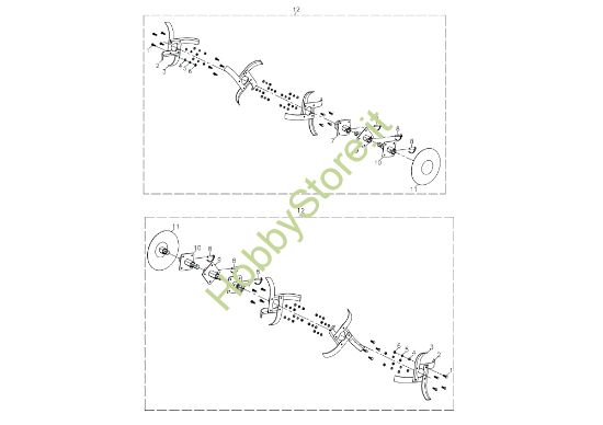 Fresa MH 198 RK (K800 HC) 35cm Motozappa, categoria MH 198 RK (K800 HC ...