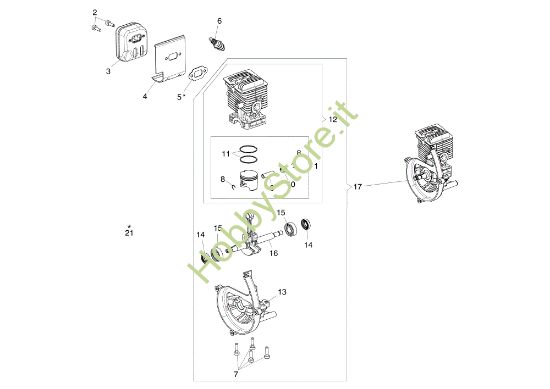 Motore BV 250 Soffiatore, categoria BV 250 Soffiatore OLEOMAC