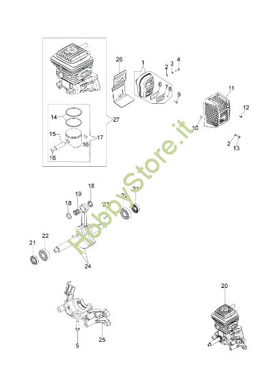 Motore MP 300 Motopompa, categoria MP 300 Motopompa EFCO