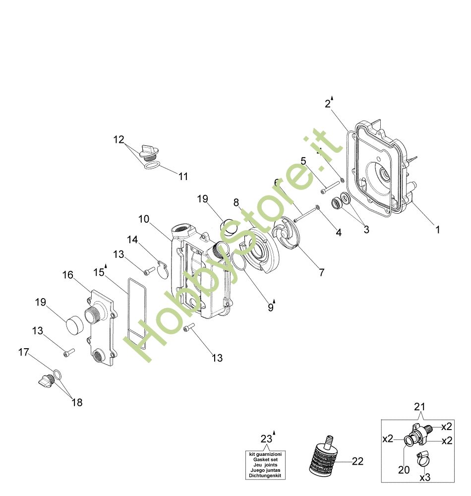 Gruppo pompa MP 300 Motopompa, categoria MP 300 Motopompa EFCO