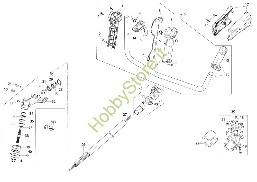 Trasmissione DS 2200 T (Euro 2) Decespugliatore, categoria DS 2200 T ...