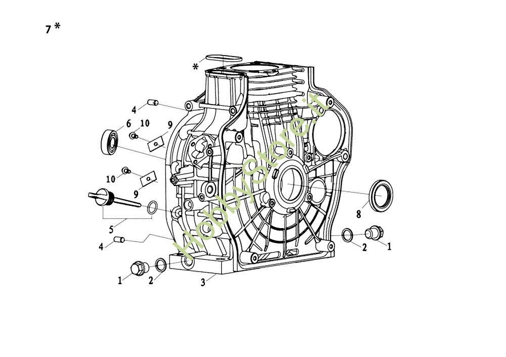 Basamento MOTORE K7000 HD - conico e cilindrico / conical and ...