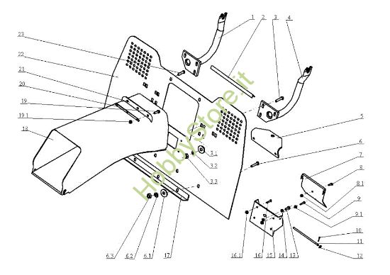 Raccoglierba EF 104J/15,5H Cat.2005 Trattorino, categoria EF 104J/15,5H Cat.2005 Trattorino EFCO
